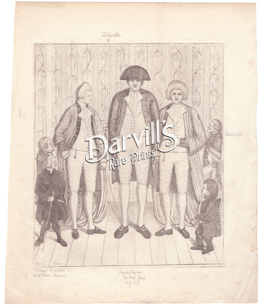 John Kay Scottish military and legal portraits original antique ...